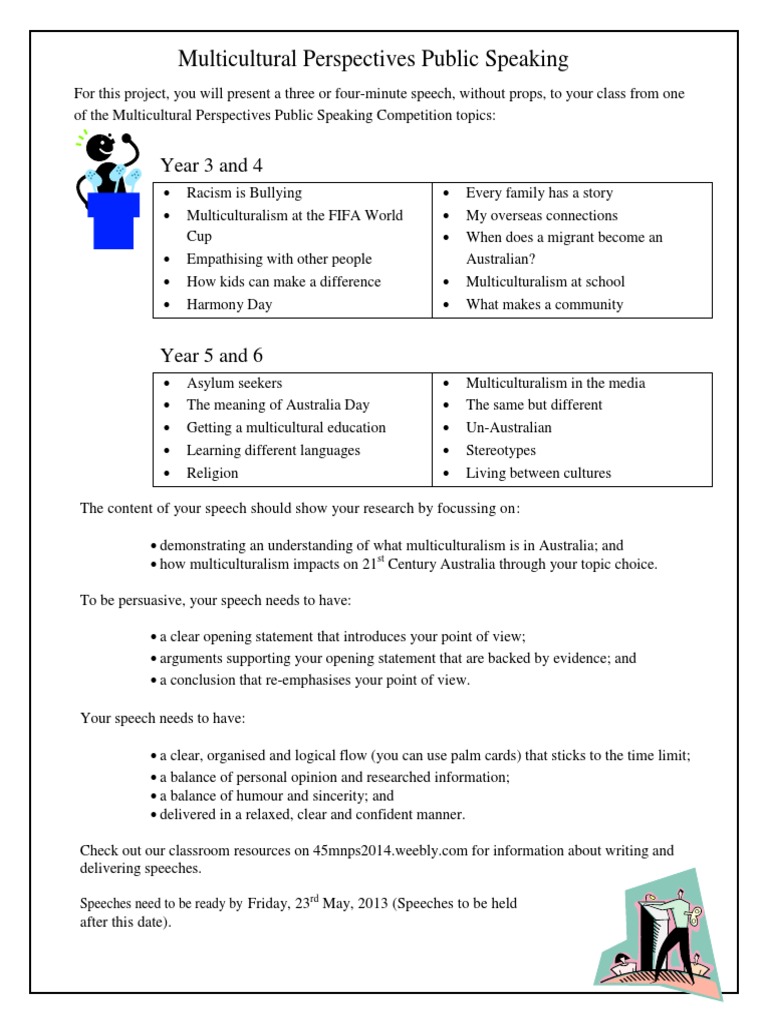 Multicultural Public Speaking Guide | PDF | Multiculturalism | Public ...