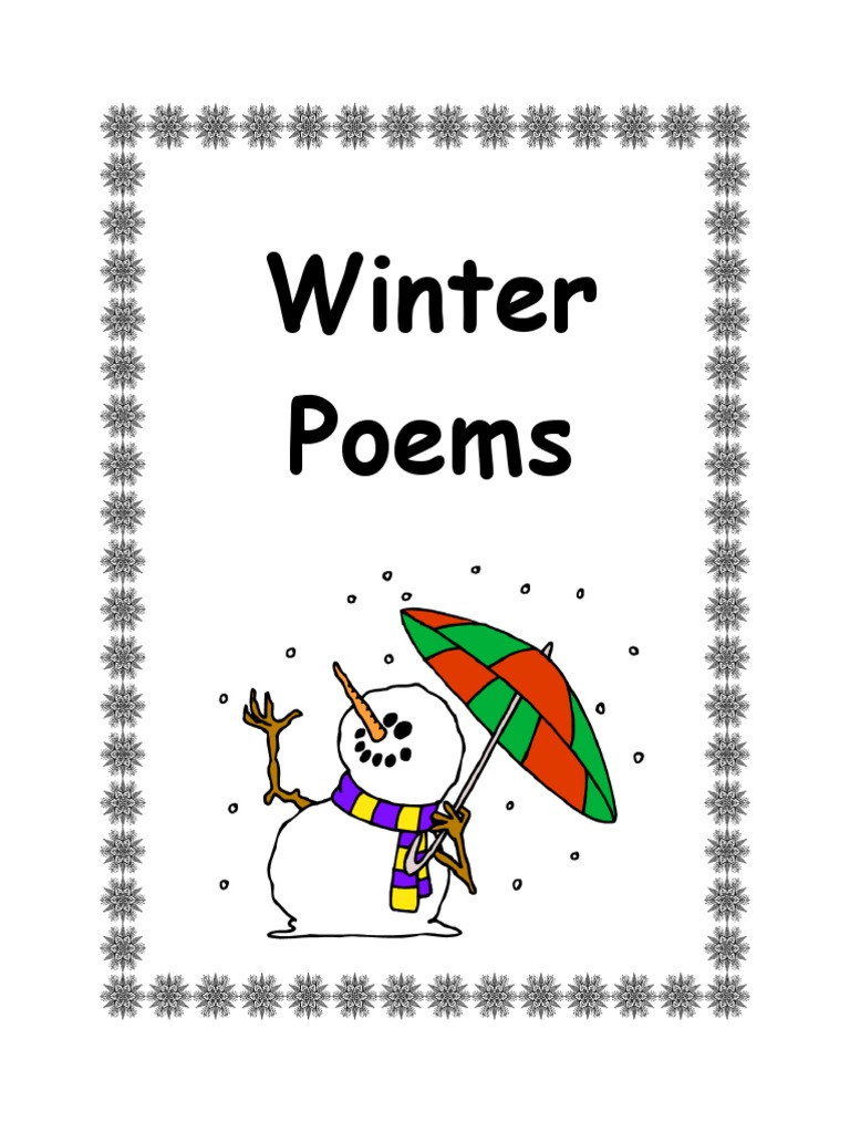 Winter Poems | PDF | Glove | Winter Phenomena