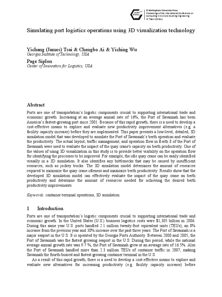 Flexsim CT | PDF | Containerization | Simulation