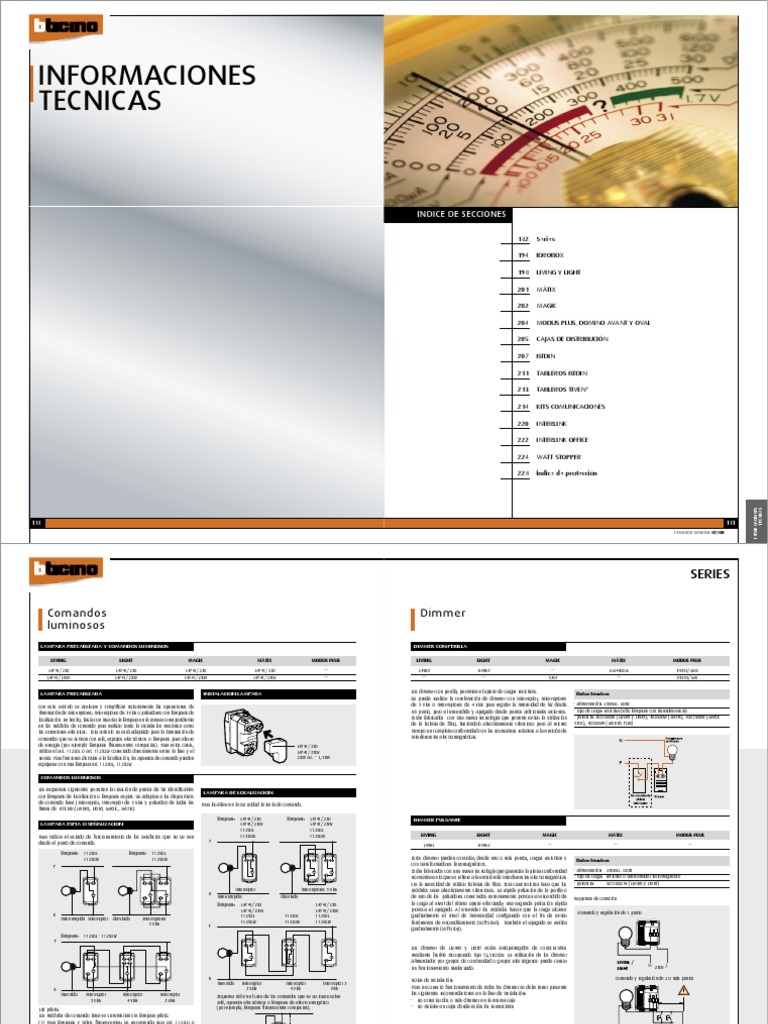 Informacion Tecnica Cat General 20072008 | PDF | Relé | Corriente eléctrica