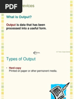 Input and Output Devices | PDF | Printer (Computing) | Image Scanner