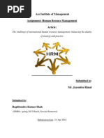 The Harvard Model of Human Resource Management | PDF | Human Resource ...