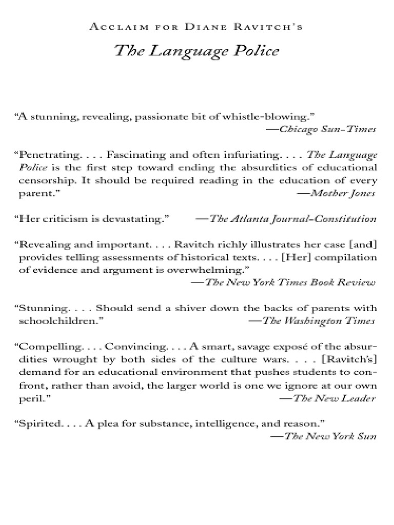 The Language Police | PDF