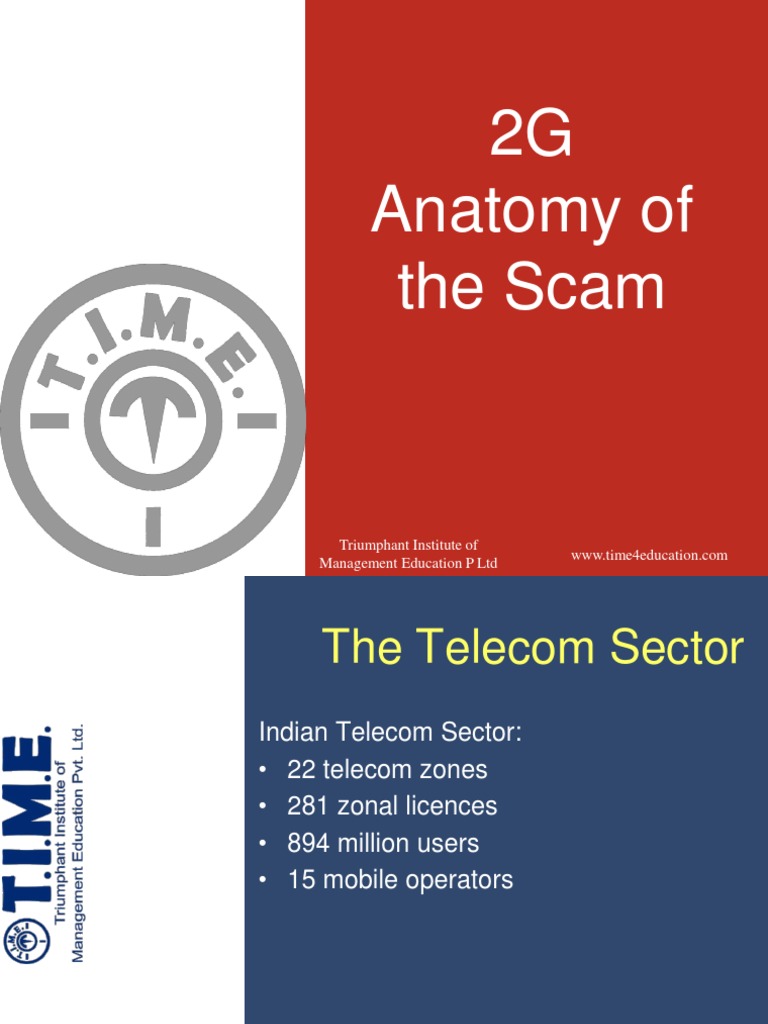 Anatomy of The 2G Scam | PDF | Telecommunications | Internet