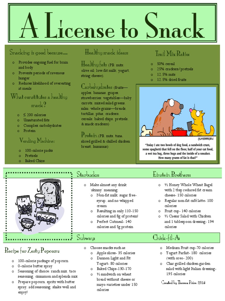 Smart Snacking Guide | PDF
