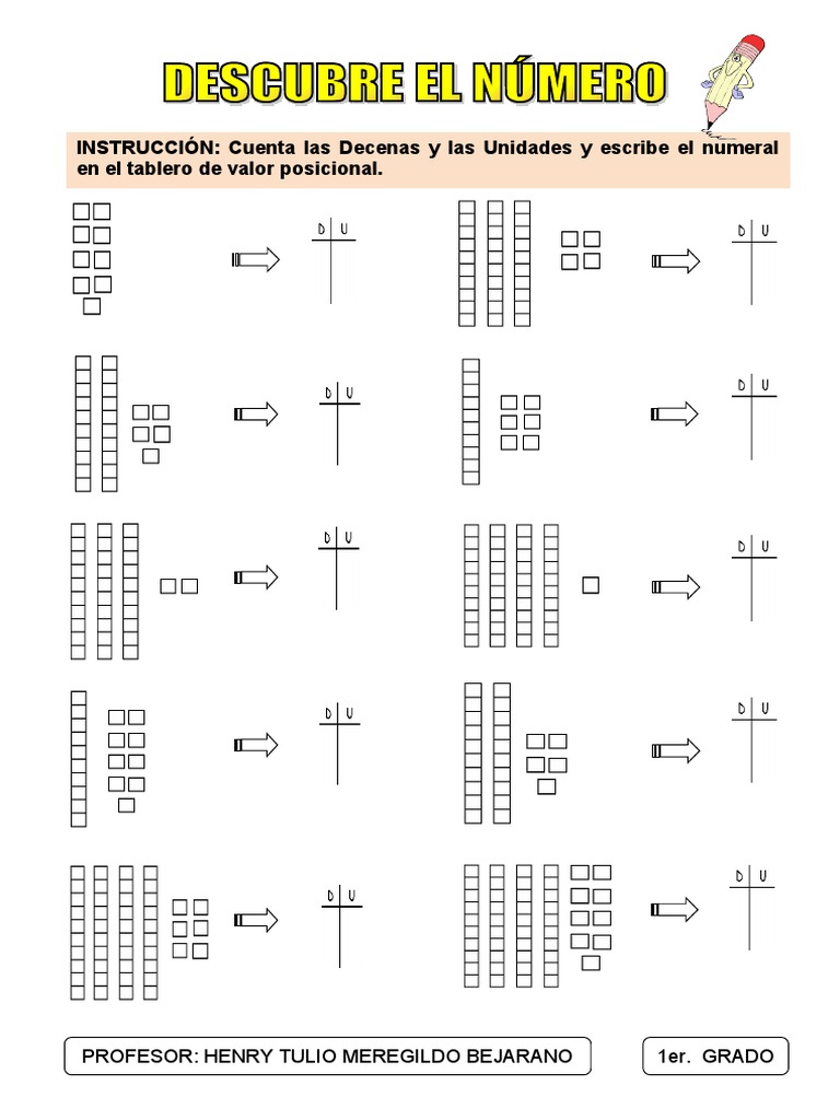 Decenas y Unidades | PDF