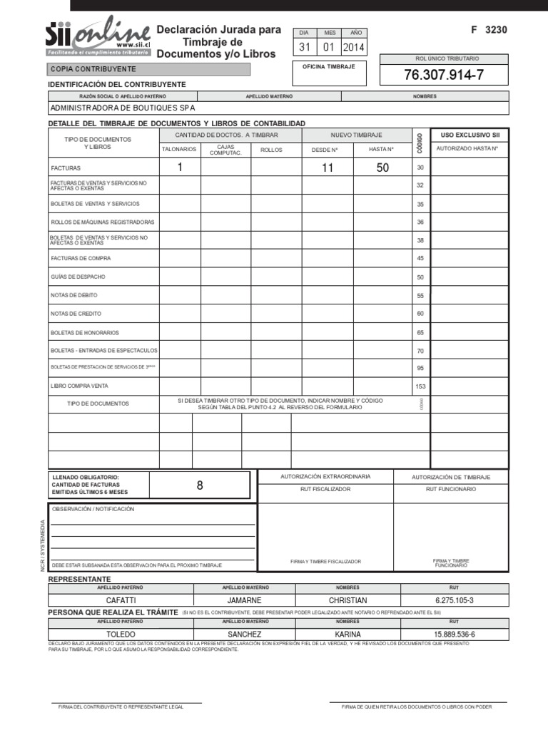 Formulario 3230 | PDF | Contribuyente | Instituciones sociales