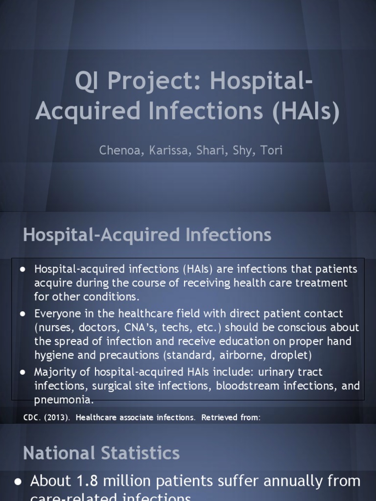 Qi Project-1 | PDF | Hospital Acquired Infection | Health Care