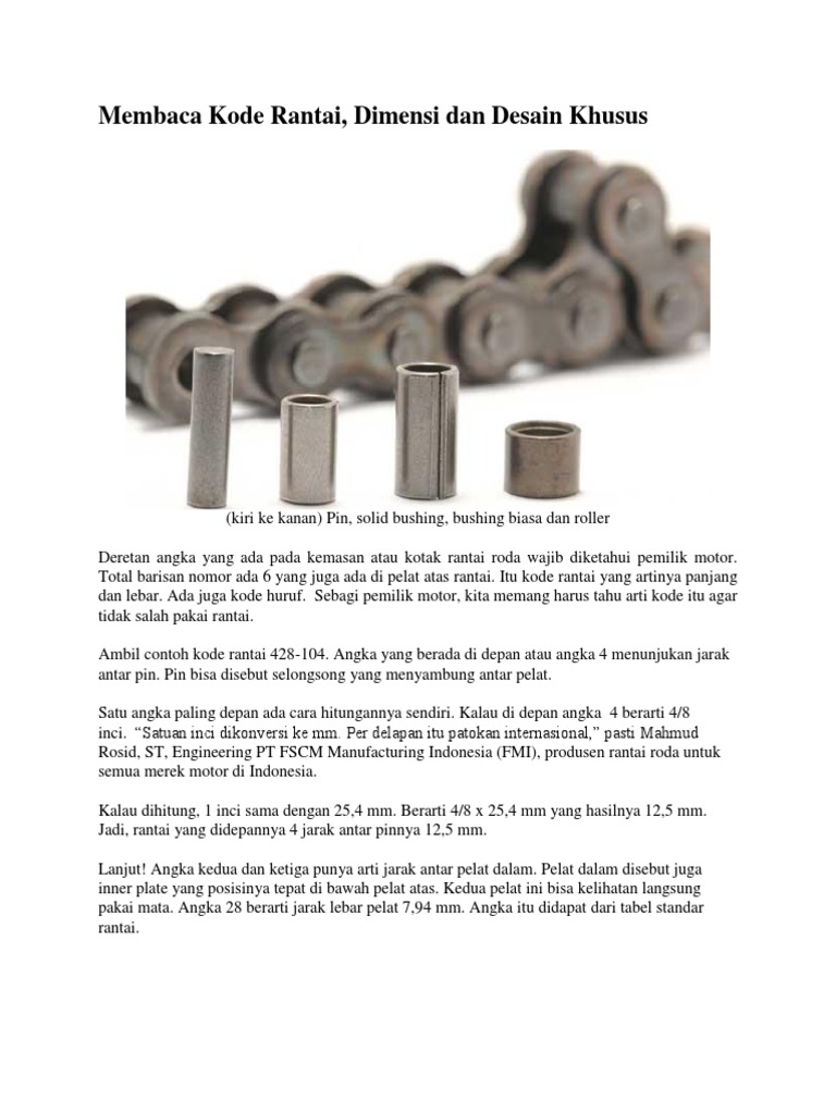 Membaca Kode Rantai | PDF