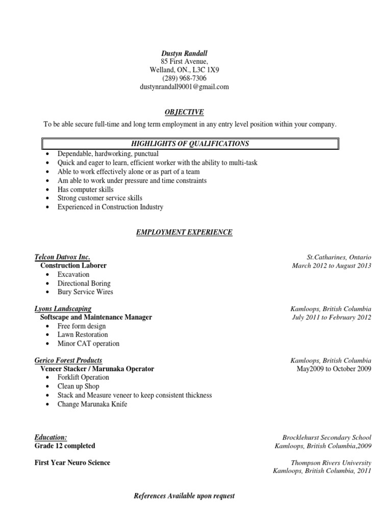Just Resume | PDF | Business