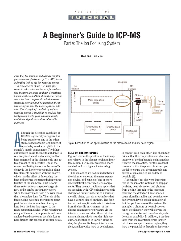 Tutorial 5 | PDF | Mass Spectrometry | Ion