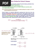 Packed Column Design - Packing Height Calculation Notes | PDF | Mole ...