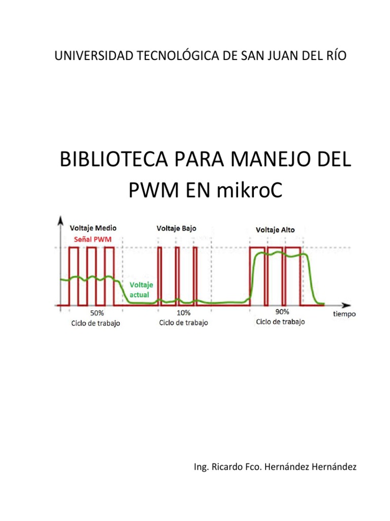 Biblioteca para Manejo Del PWM Con MikroC | PDF | Programación de computadoras | Telecomunicaciones