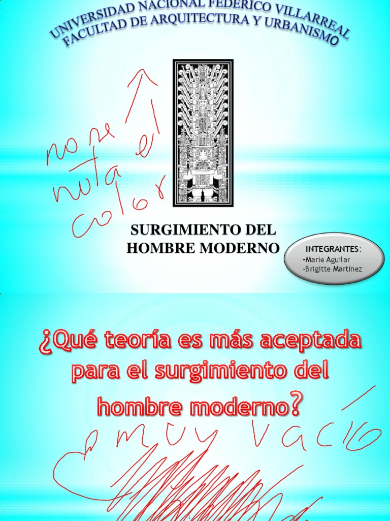 Surgimiento Del Hombre Moderno-1 | Homo | Evolución humana
