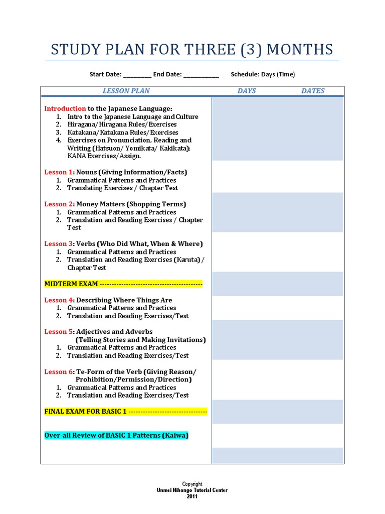 Basic 1 and 2 Module Descriptions UNMEI NIHONGO CENTER COURSES | PDF ...