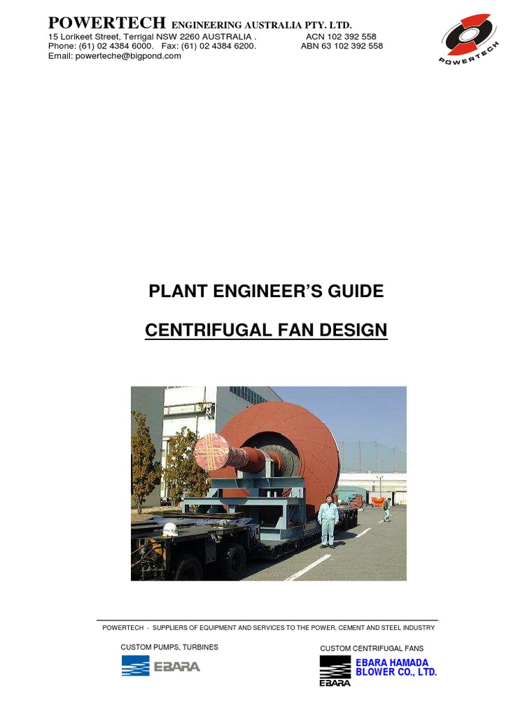 Plant Engineers Fan Design Reference | PDF | Computers | Technology ...