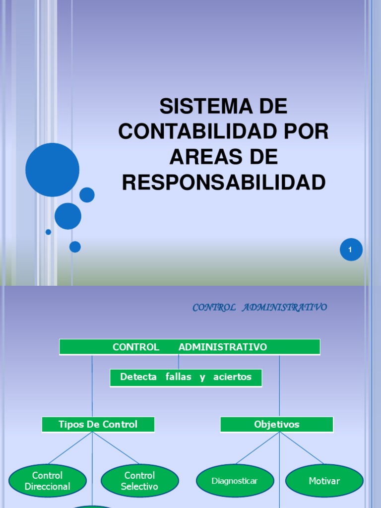 Contabilidad Por Areas de Responsabilidad | PDF | Contabilidad ...