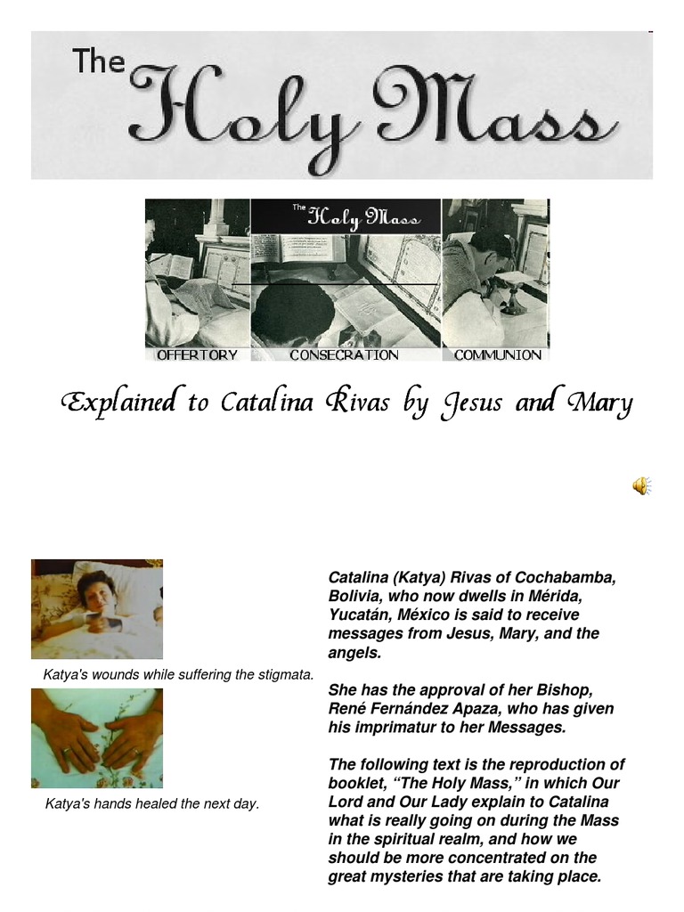 Explained To Catalina Rivas by Jesus and Mary | PDF | Forgiveness ...