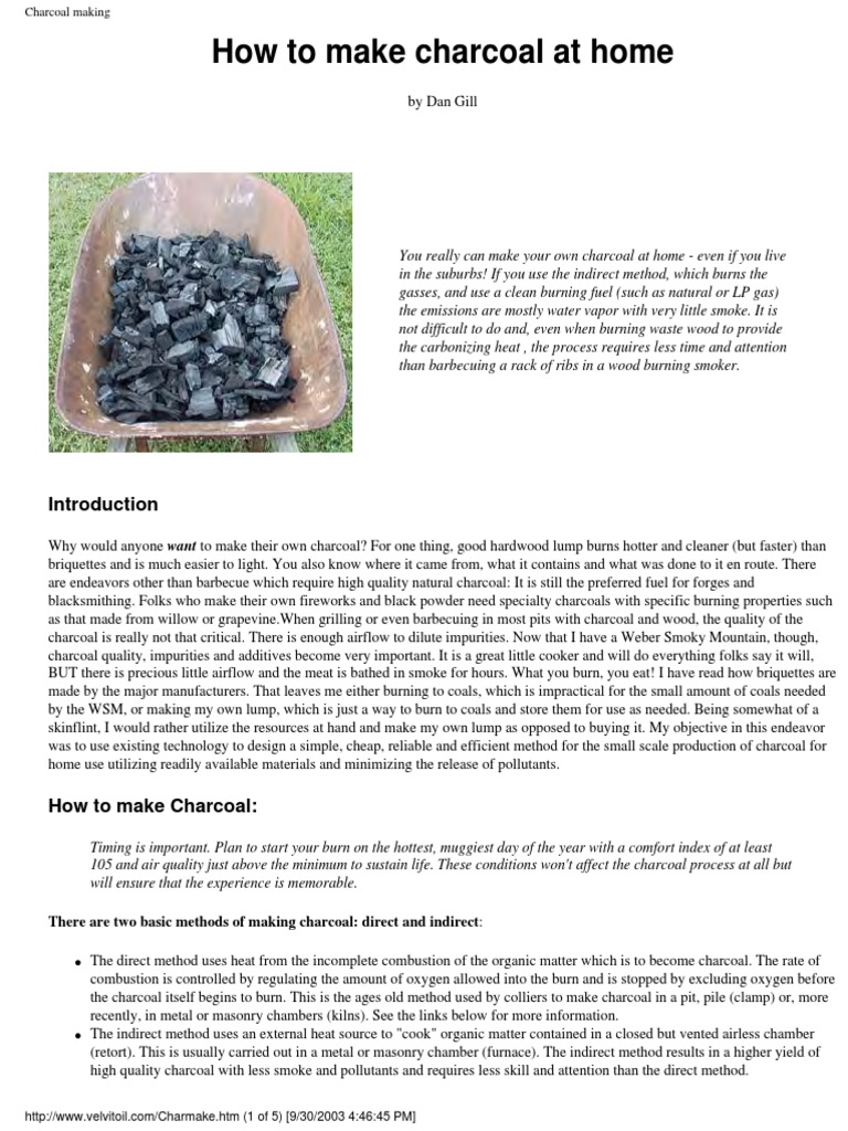 Charcoal Making 2 | PDF | Charcoal | Barbecue