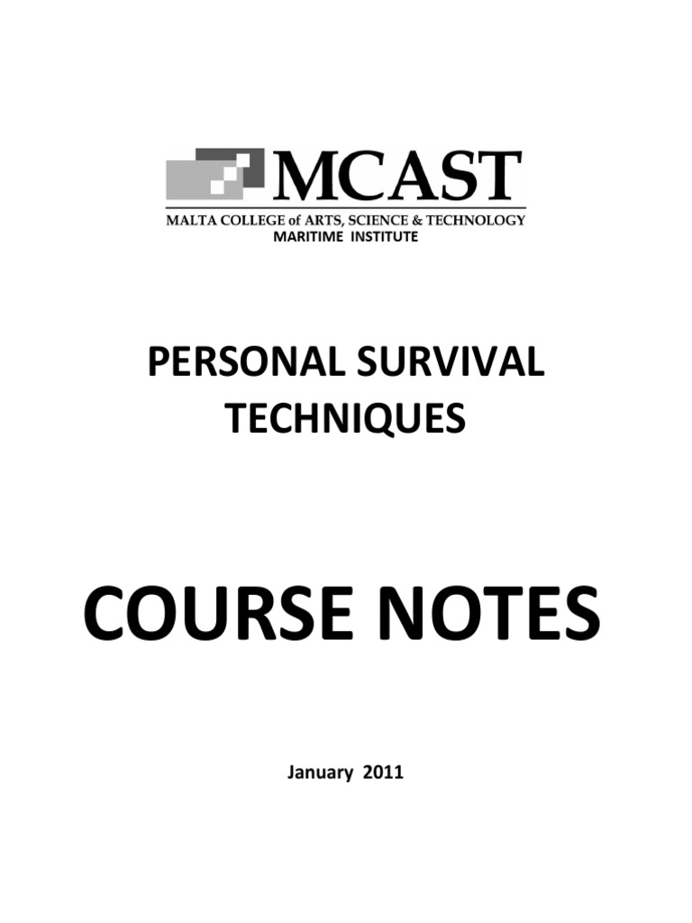 PST Course Notes | PDF | Water Transport | Waterway And Maritime