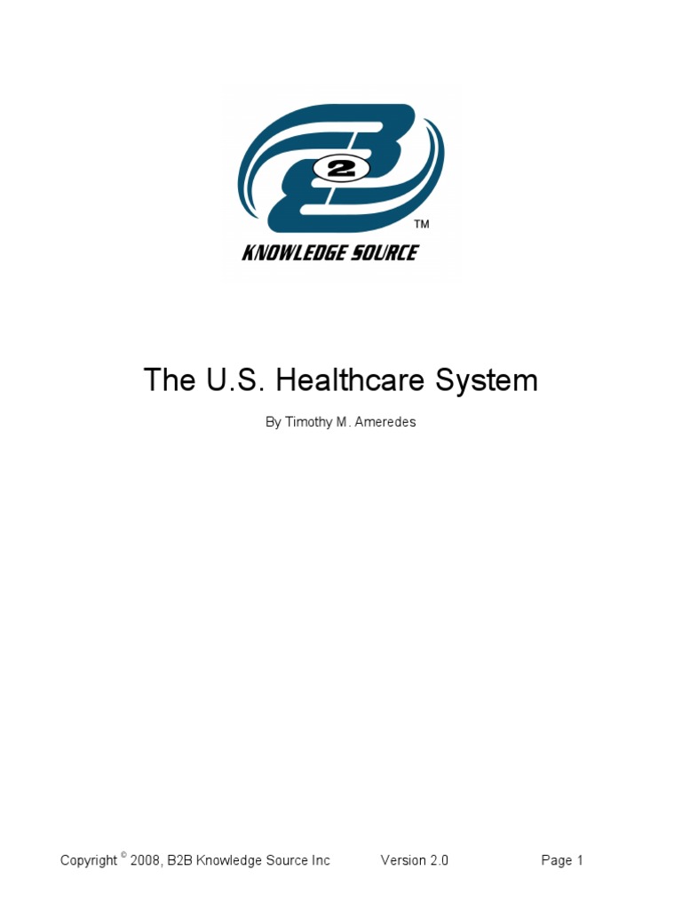 US Healthcare System Analysis v2-0 | PDF | Medicare (United States ...