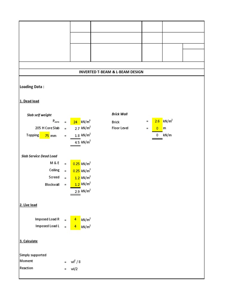 Edge Beam | PDF