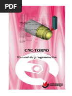 Manual de Programacion Torno CNC Con Fanuc Series 0i | PDF | Control numerico | Mecanizado