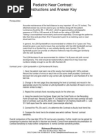 LogMAR to Snellen Conversion Chart | PDF