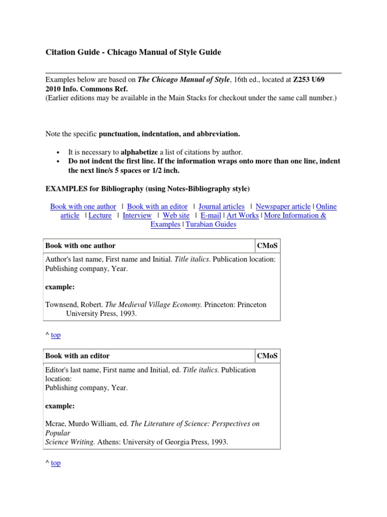 Chicago Style | PDF | Citation | Books