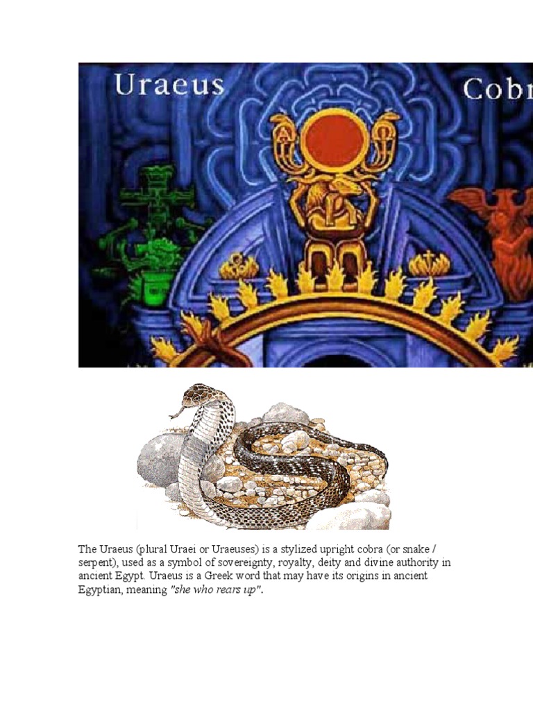 Uraeus: Symbol of Egyptian Sovereignty | PDF | Ancient Egypt