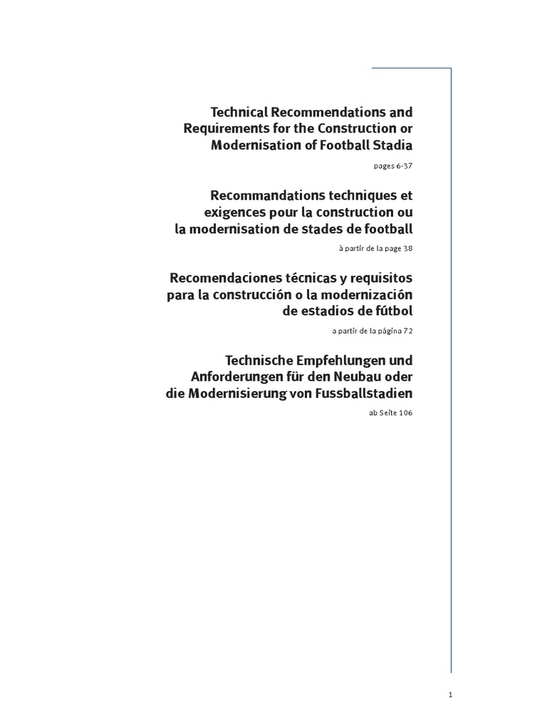 Stadium Standard FIFA | PDF | Stadium | Track And Field