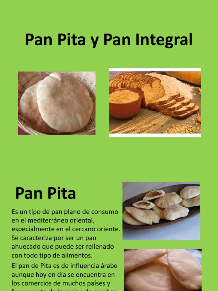 Pan Pita y Pan Integral | PDF | Panes | Trigo