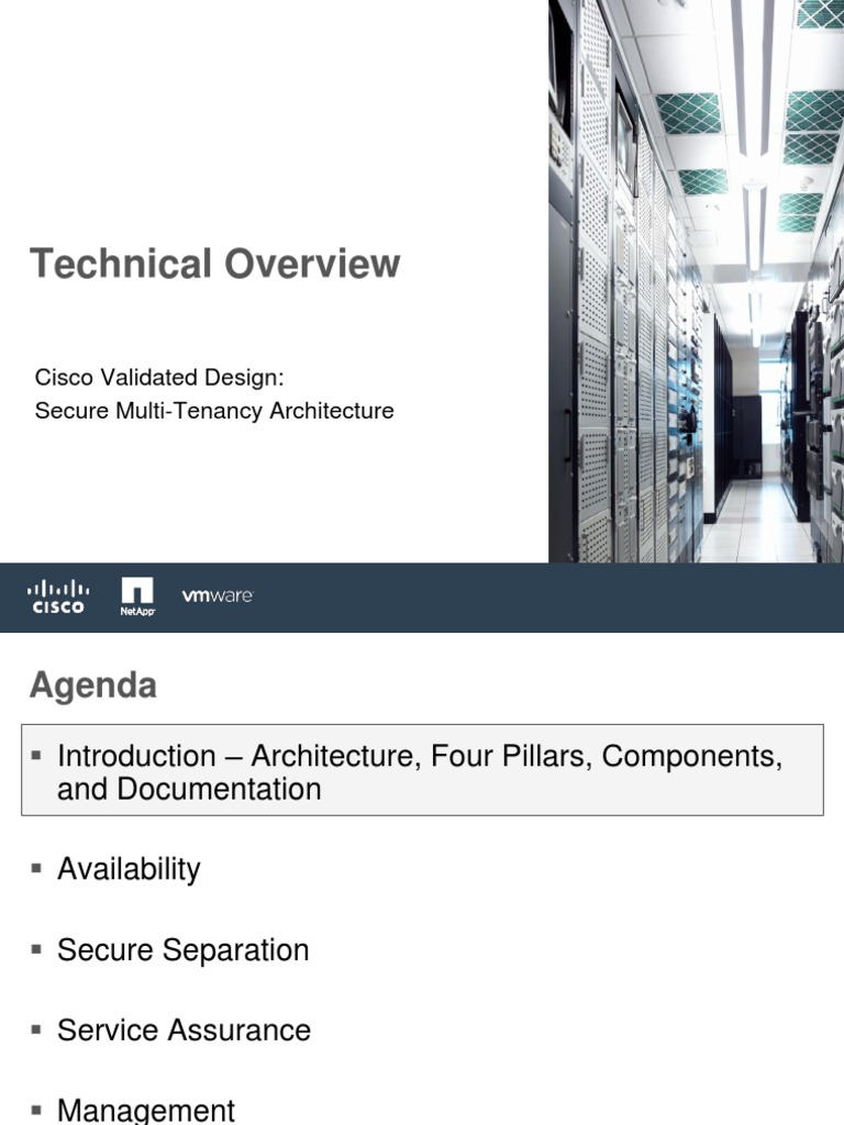 Technical Overview: Cisco Validated Design: Secure Multi-Tenancy Architecture | PDF | V Mware ...