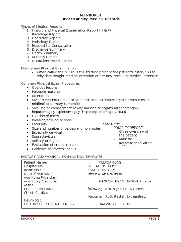 Overview of Medical Report Types | PDF | Medical Diagnosis | Radiology
