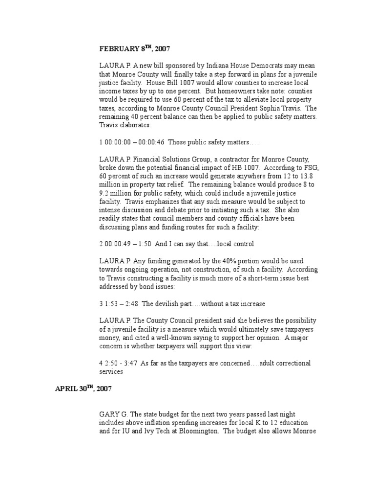 WFHB New Jail Construction Scripts | PDF | Prison | Taxes