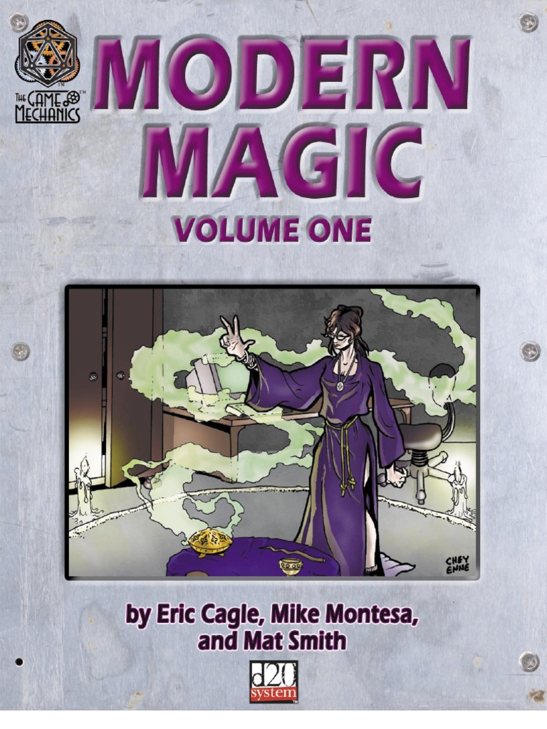 d20 Modern - Modern Magic Volume 1 | PDF | Gun | D20 System