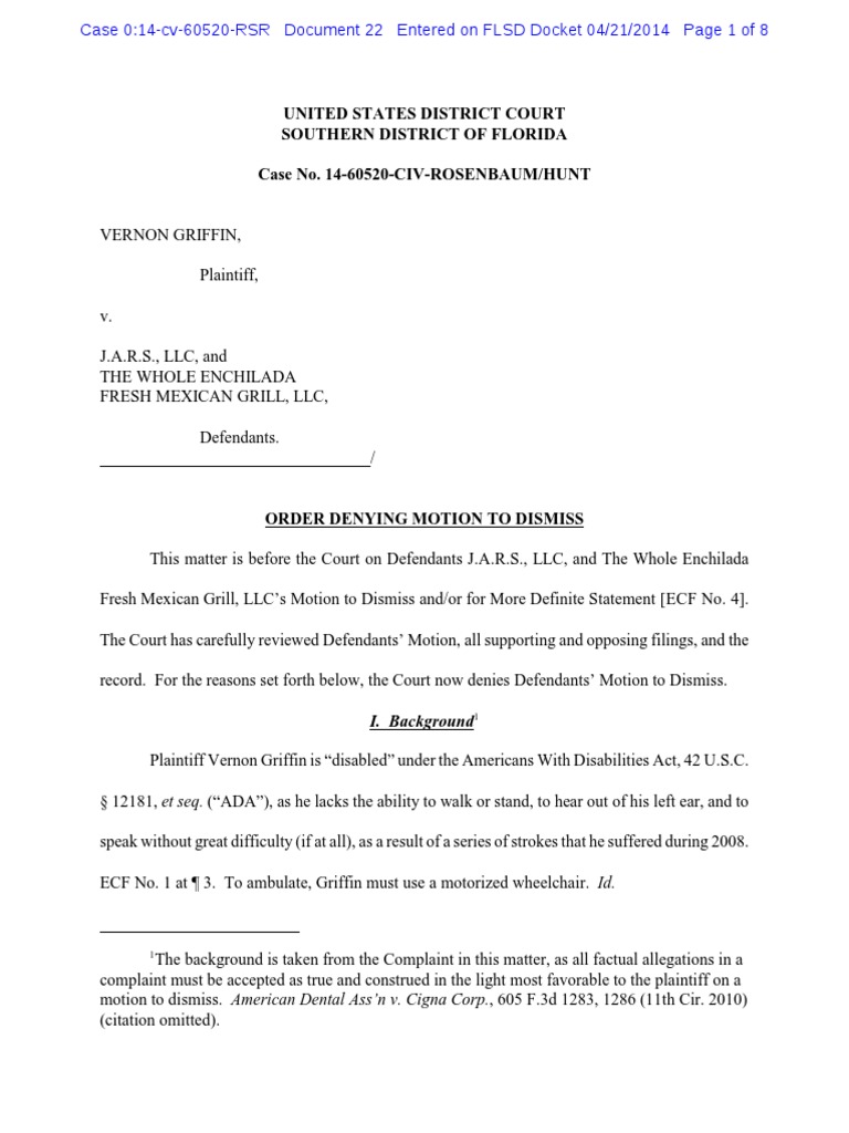 Not Really Confused Defendants | PDF | Americans With Disabilities Act ...