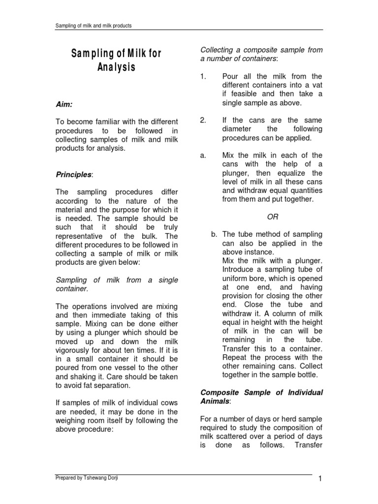 Milk Sampling and Testing | Titration | Chemical Substances