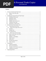 FX Blue Personal Trade Copier | PDF | Order (Exchange) | Equity (Finance)