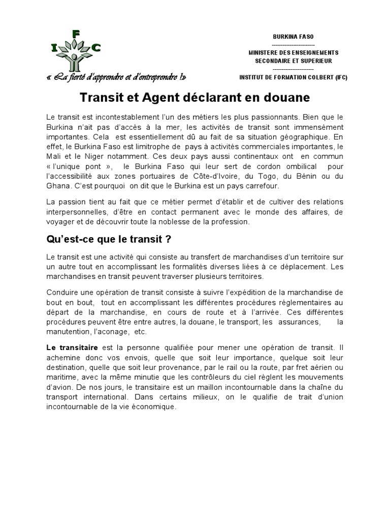 Déclarant en Douane | PDF | Informatique | Aéroport