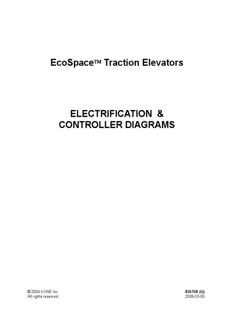 Eco Electrification & Controller Diagrams | PDF | Elevator ...
