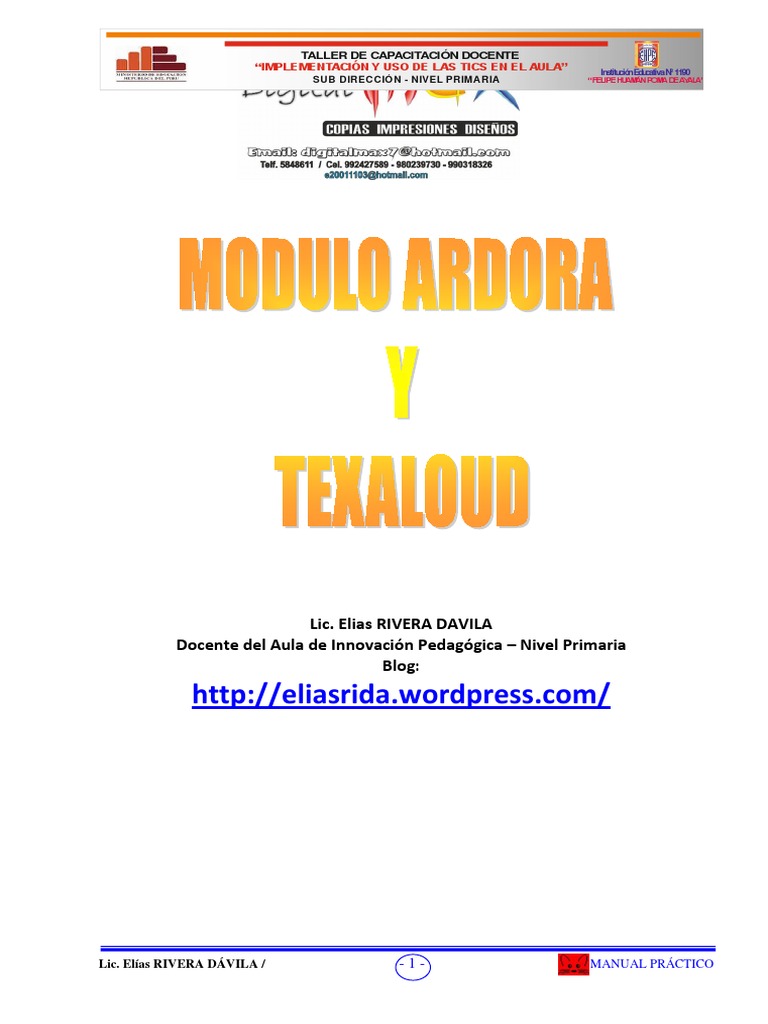 Manual Practico de Ardora | PDF | HTML | Red mundial