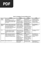 Narrative Essay Rubric For Grading | PDF | Essays | Plot (Narrative)