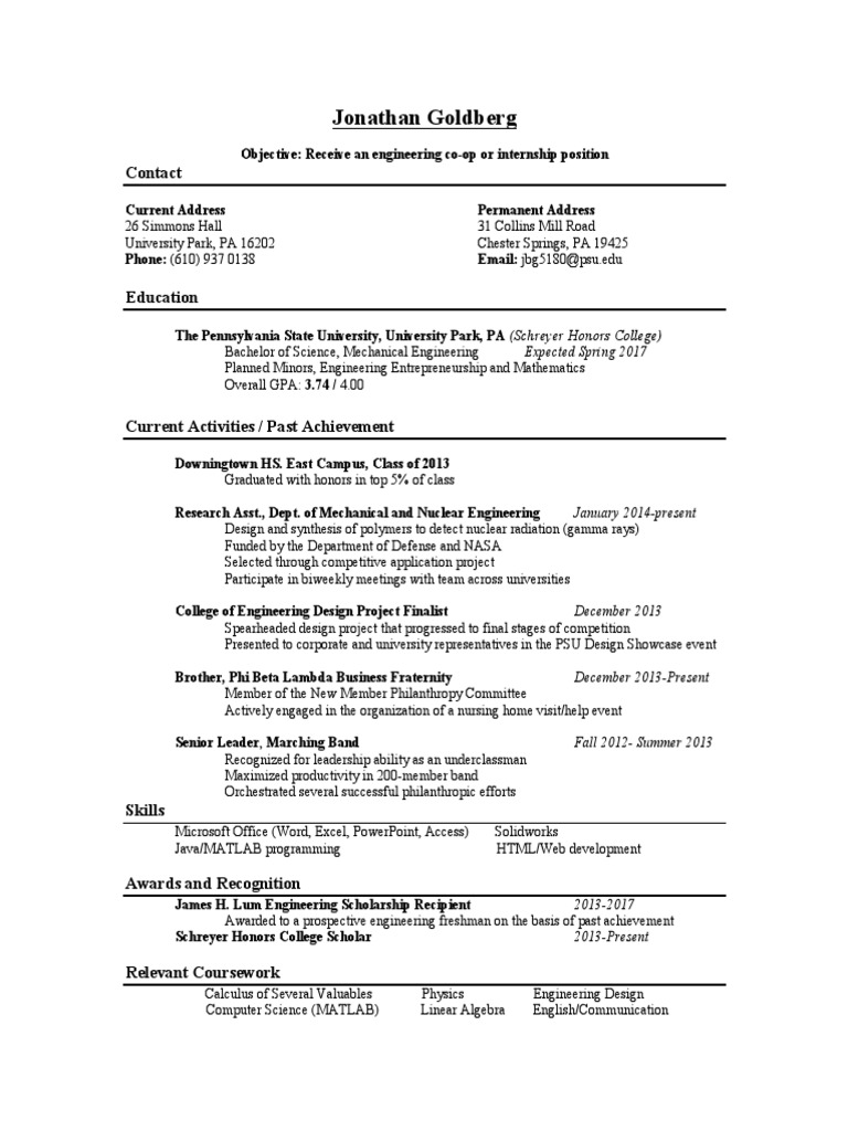 Resume Jon | PDF