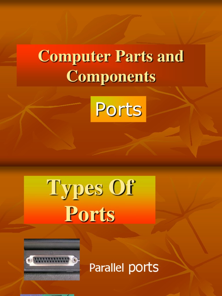 Computer Ports and Connectors Guide | PDF | Office Equipment ...