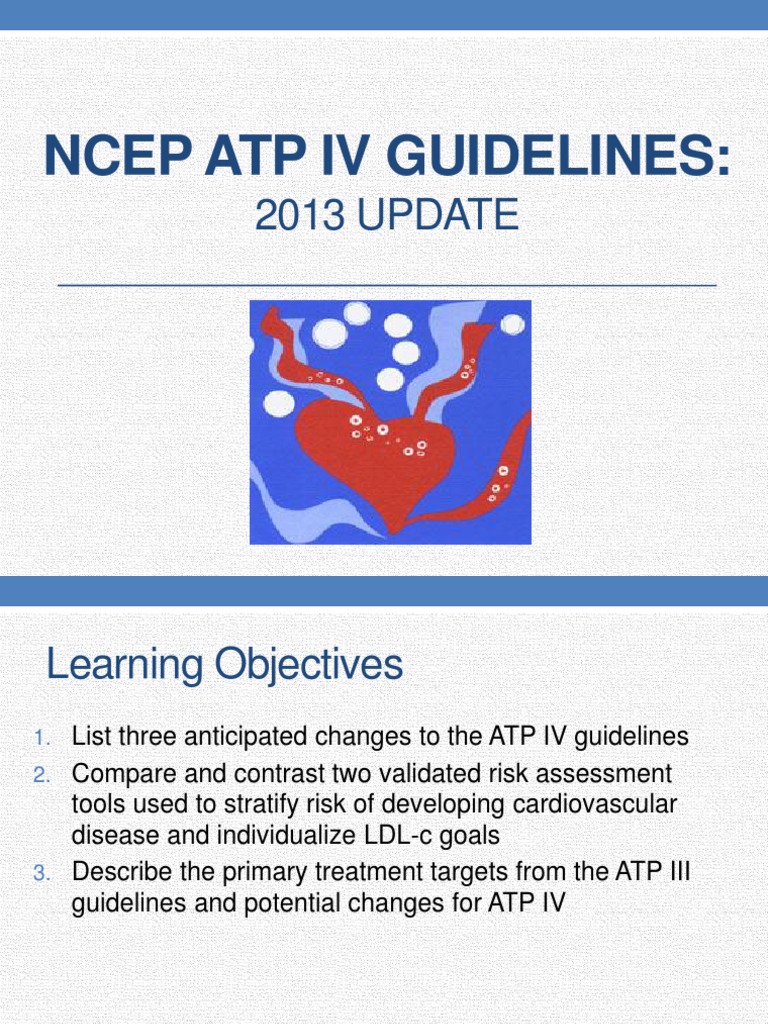 Leo Atp Iv | PDF | Low Density Lipoprotein | Coronary Artery Disease