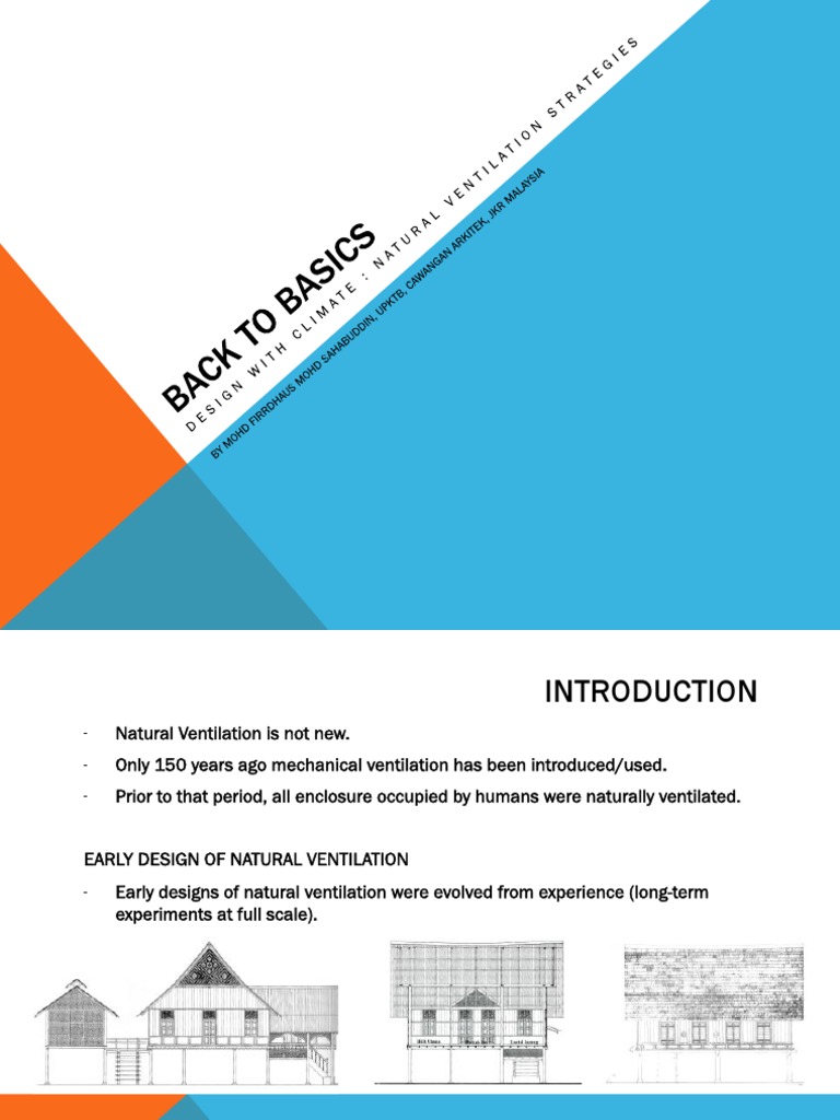 NATURAL VENTILATION STRATEGIES IN TROPICAL CLIMATE | Ventilation ...