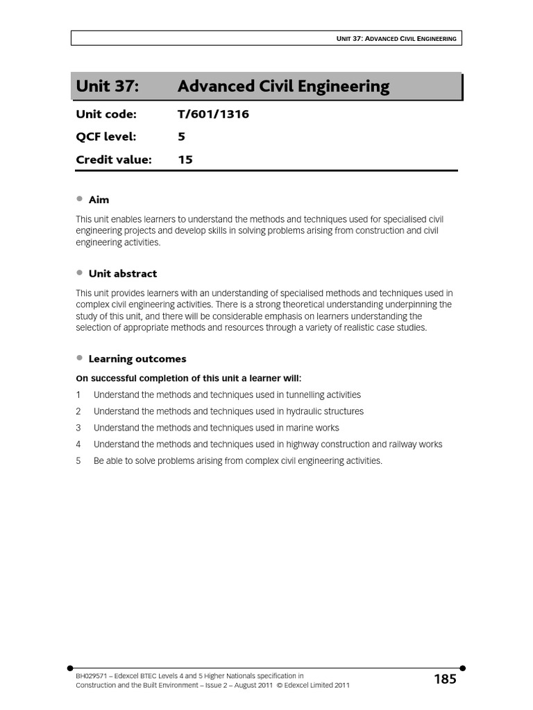 Advanced Civil Engineering | PDF | Civil Engineering | Engineering
