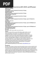 Comparing PFI, BOT, BOO, and BOOT Models | PDF | Public–Private ...