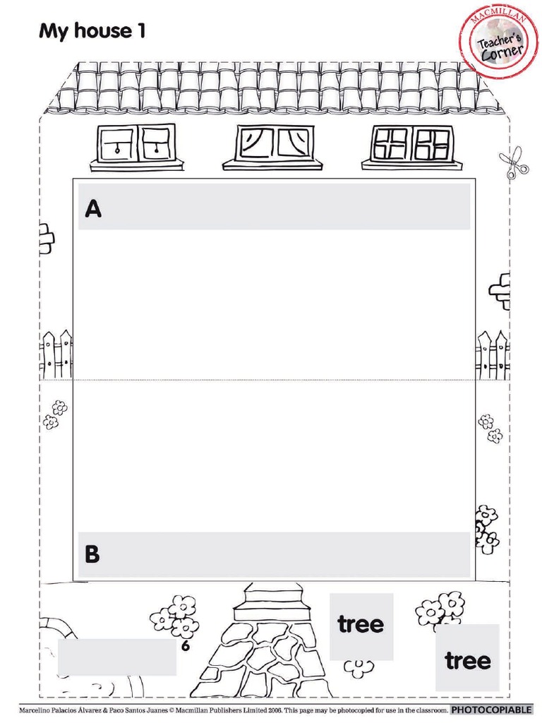 Art and Crafts My House Worksheet 1 | PDF